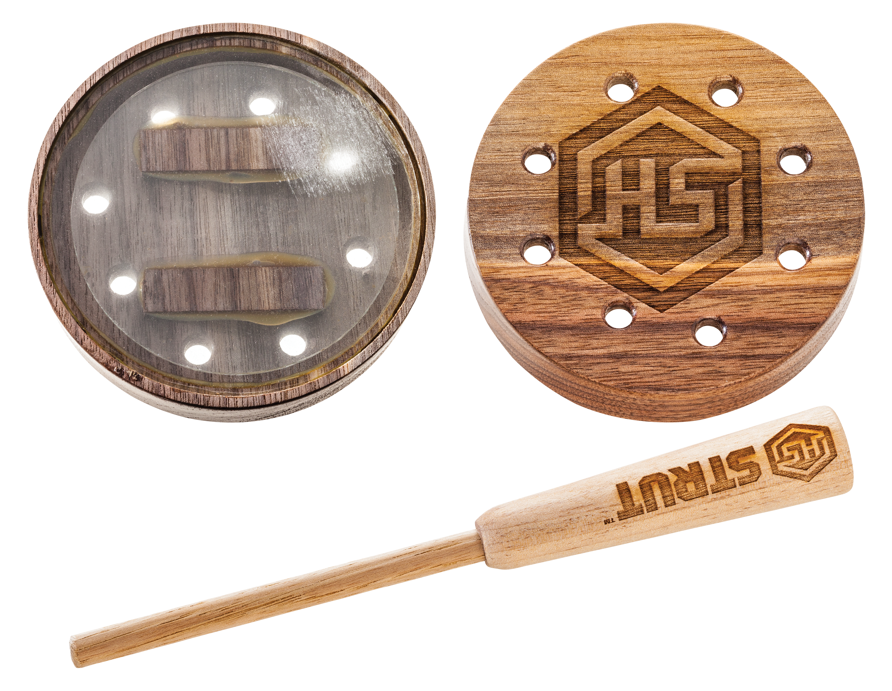 Hunter's Specialties H.S. Strut Custom Craft Glass Friction Turkey Call ...